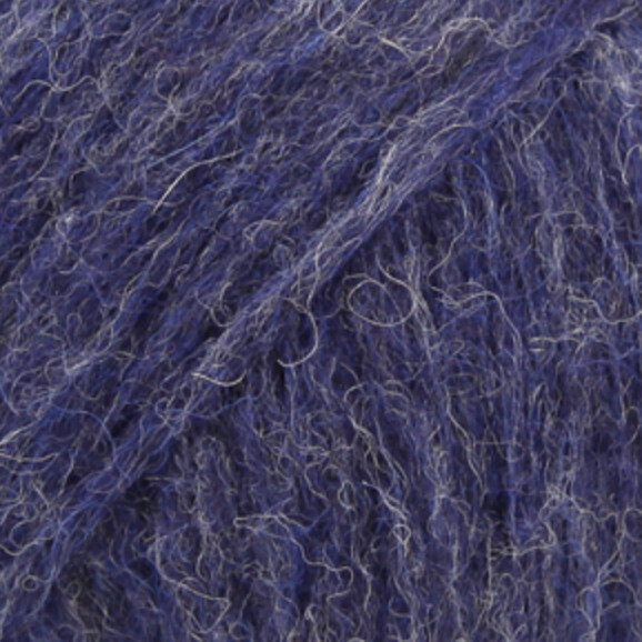Пряжа DROPS AIR mix ( Дропс Эйр,65% альпака,28% полиамид,7% шерсть,150м/50г) 09 синий меланж (3 мотка х 150м)