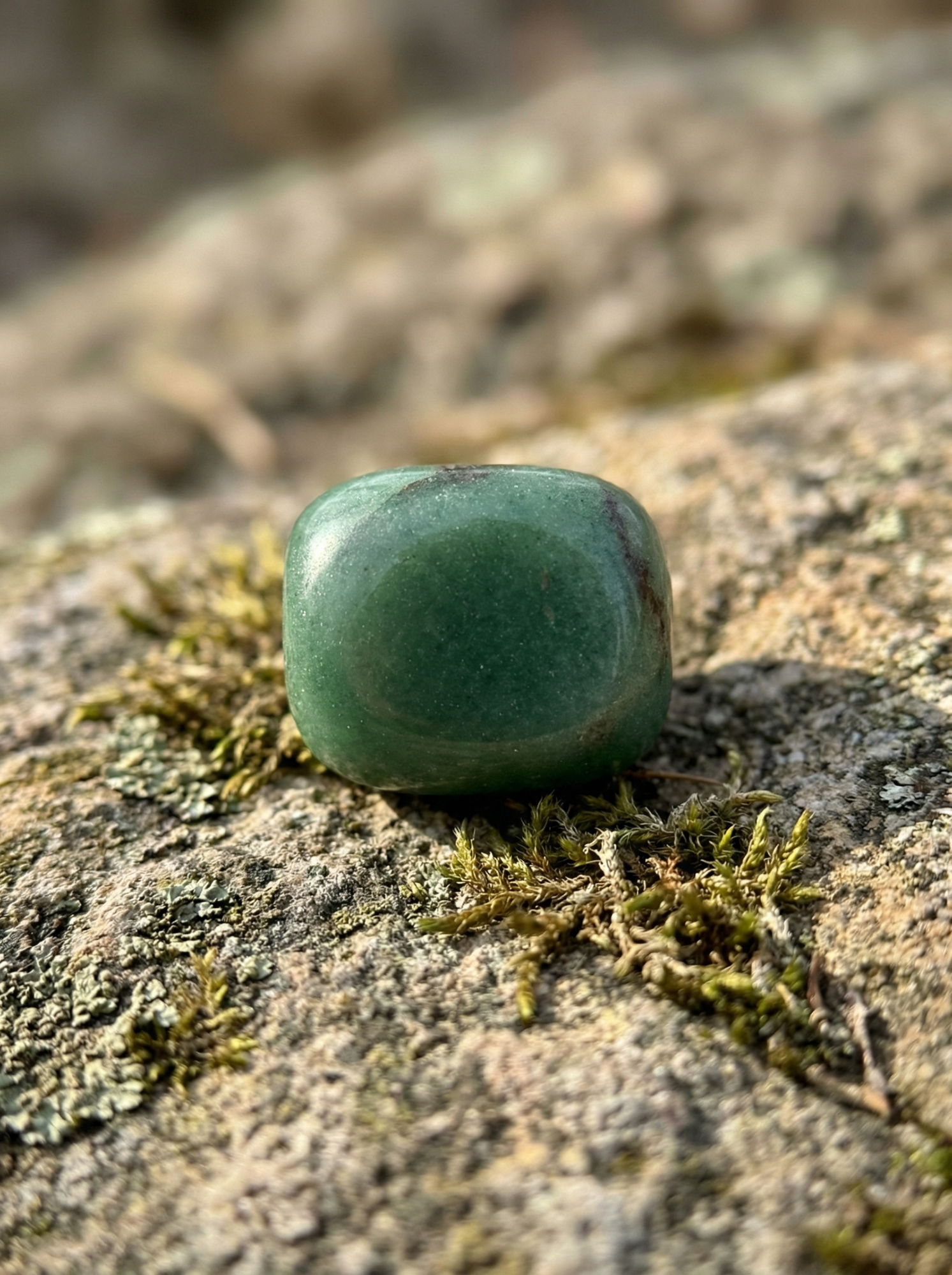 Зелёный Авантюрин Галтовка Кубы, натуральный камень, серый, 1 штука, 2-2,5 см