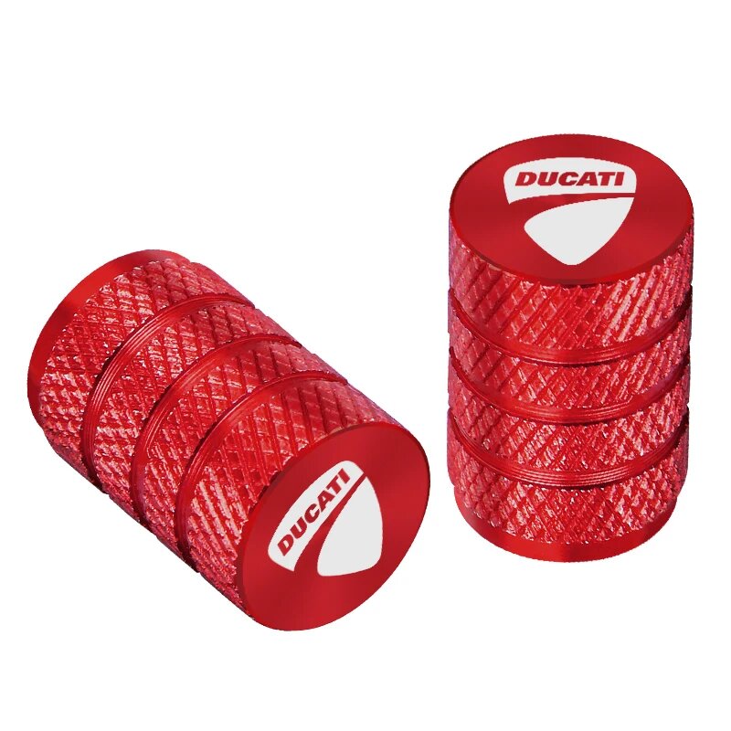 Красные колпачки для клапанов Ducati, Style C red