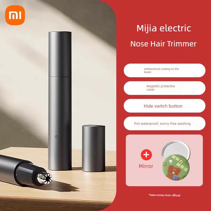 Xiaomi Mi Home набор для стрижки носовых волос для мужчин с портативным зеркалом — электрическая перезаряжаемая