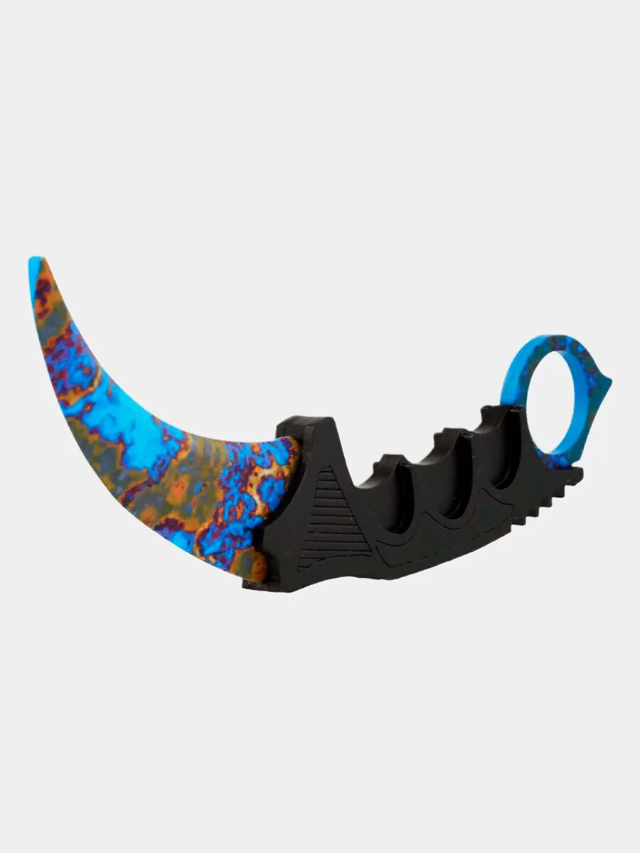 Деревянный нож керамбит кс го "поверхностная закалка" лакирован, тренировочный