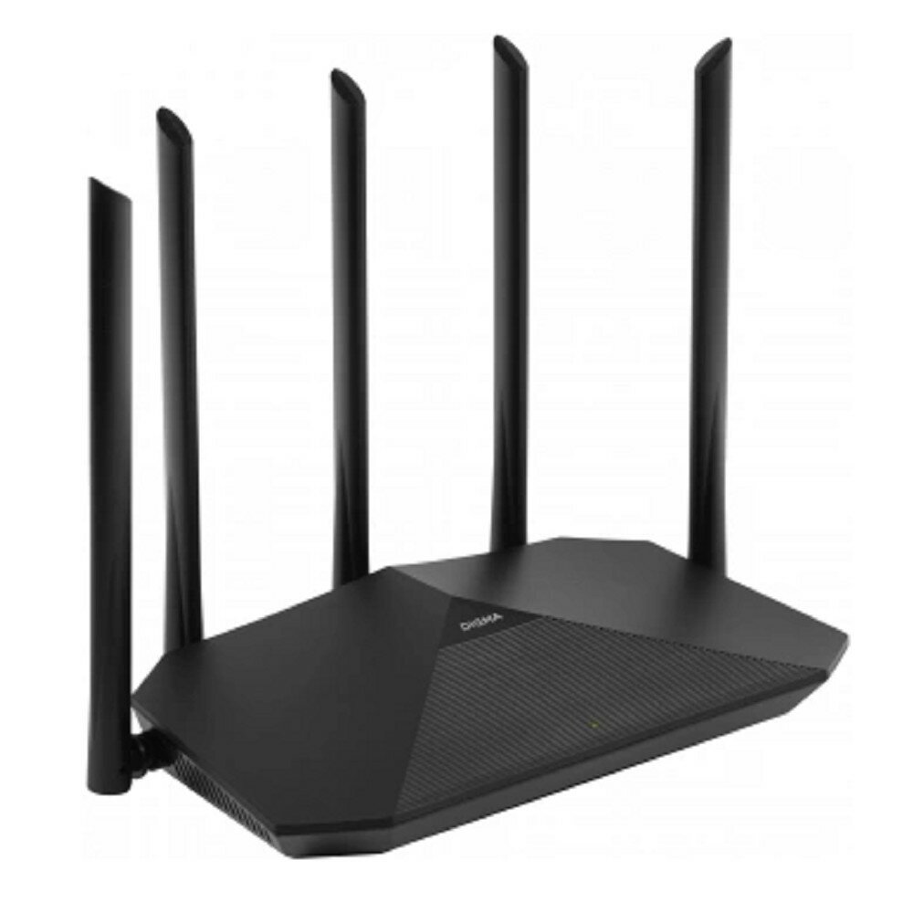 Маршрутизатор DIGMA DWR-AX1501, Wi-Fi 6, 1501 Мбит/с, черный