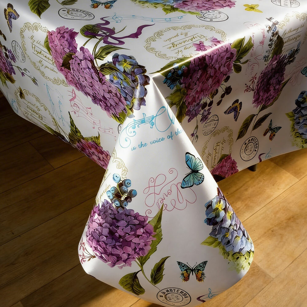 Клеенка на стол ПВХ на флизелине 137смх20м, печатный рисунок, в рулоне