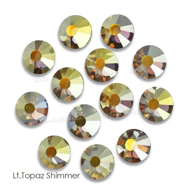 Стразы IDIYEA, цвет Lt.Topaz Shimmer