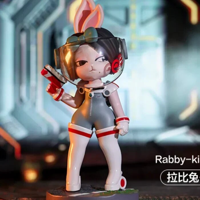Rabby-Gun Белый POP MART Coolabo Universe Friends
