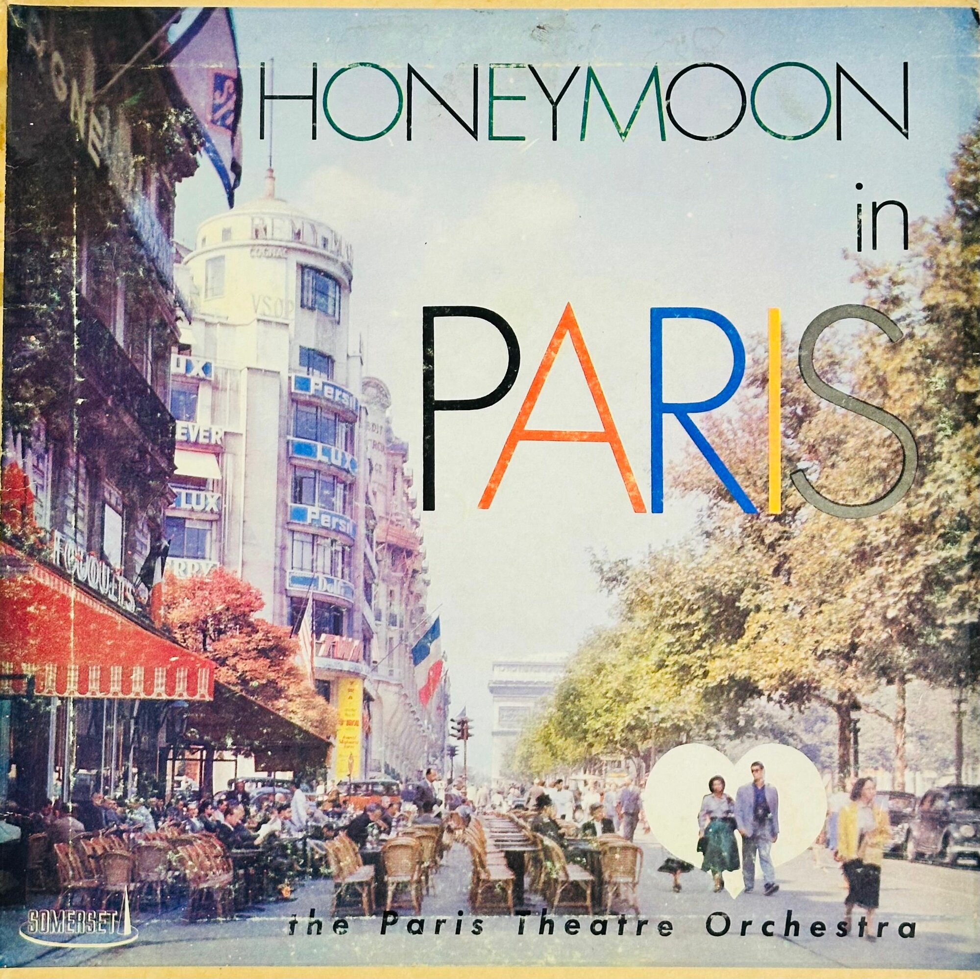 The Paris Theatre Orchestra "Honeymoon In Paris", винил LP12" 1958 Cuba