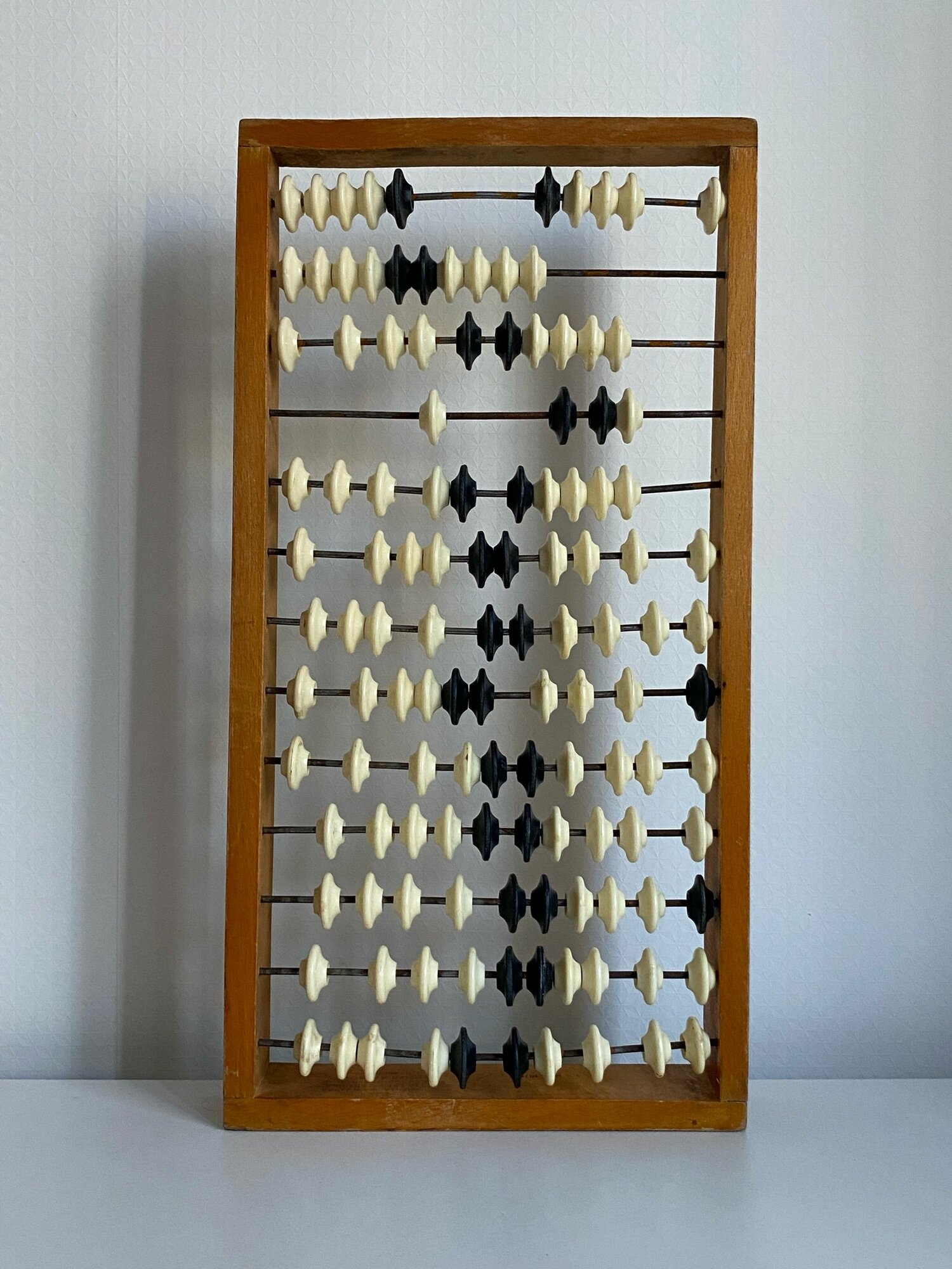 Канцелярия винтаж. Счеты бухгалтерские. Большие. СССР. Дерево.13-ти прутковые.