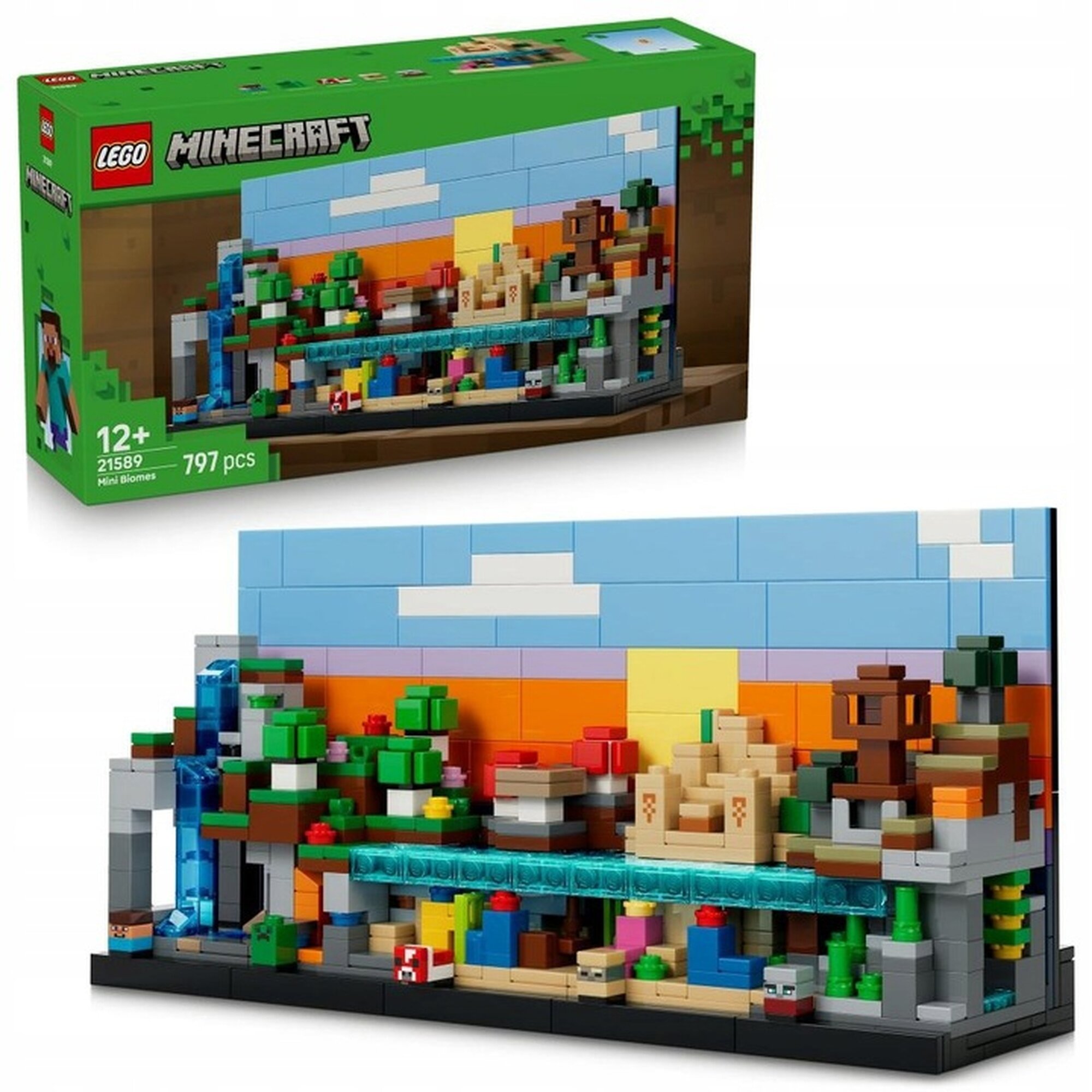 Конструктор LEGO MINECRAFT - Минибиомы, 797 эл. - Лего Майнкрафт 21589
