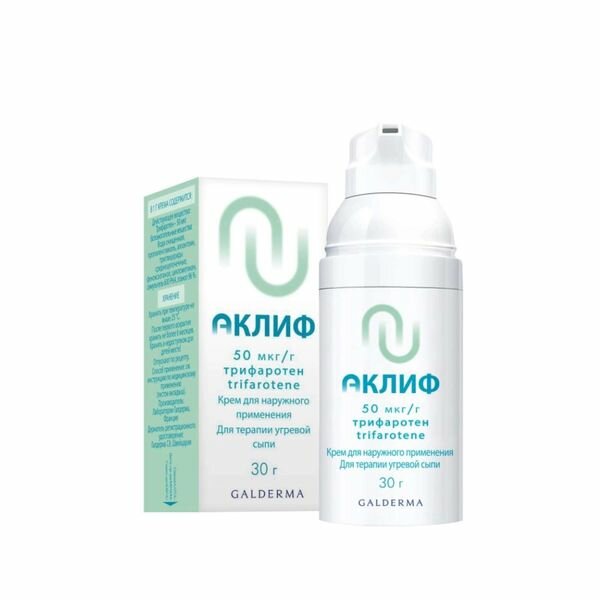 Аклиф крем для наружного применения фл. 50мкг/г 30г