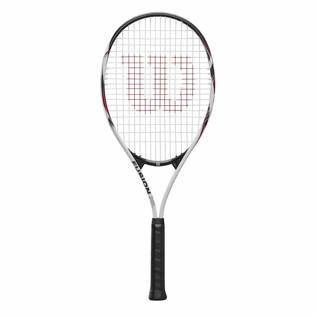 Decathlon Теннисная ракетка Wilson Fusion XL L2, размер: GRIP 2, цвет белый/черный/красный