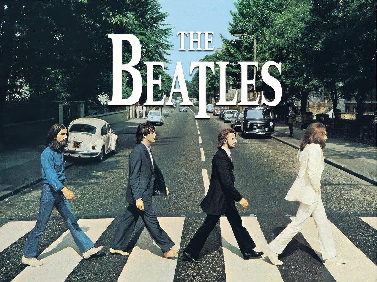 Постер для интерьера на стену (60х90 см). The Beatles Abbey Road