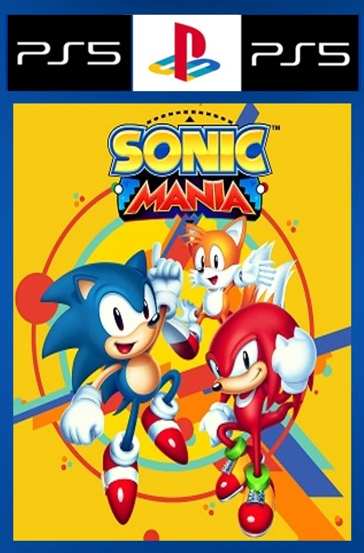 Игра Sonic Mania для Playstation 5, Англ язык, Цифровая версия