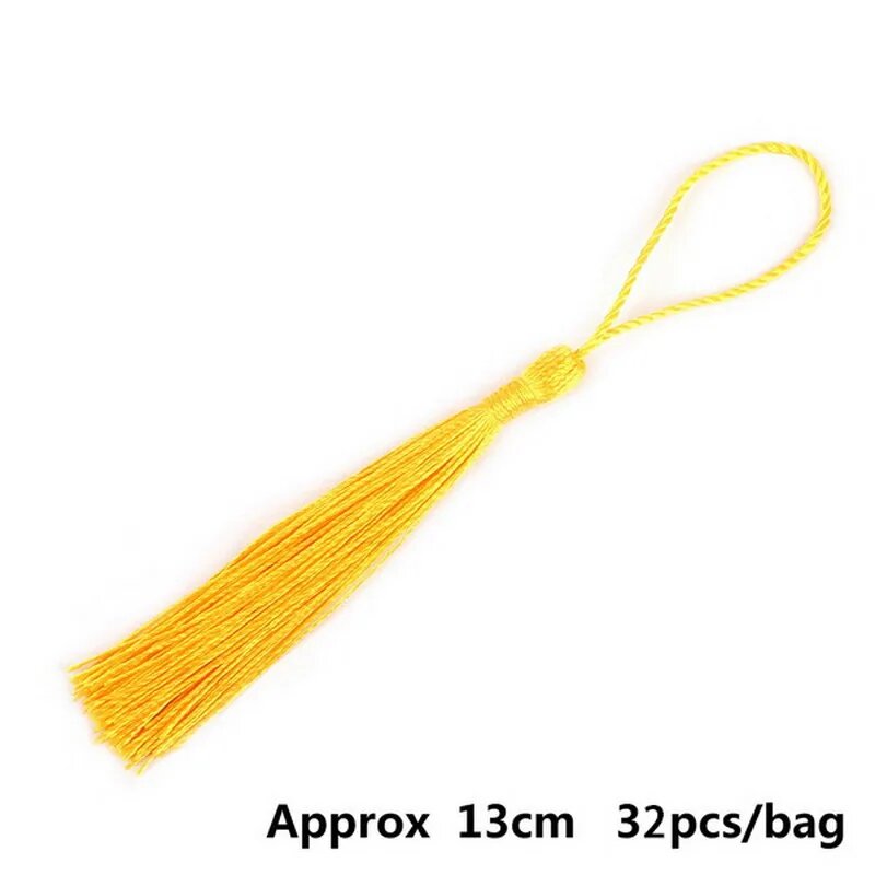 Полиэстеровые кисточки для рукоделия Желтый, Orange Yellow