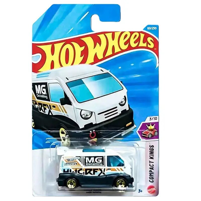 Hot Wheels Compact Kings, белый фургон, 1/64, цвет 80