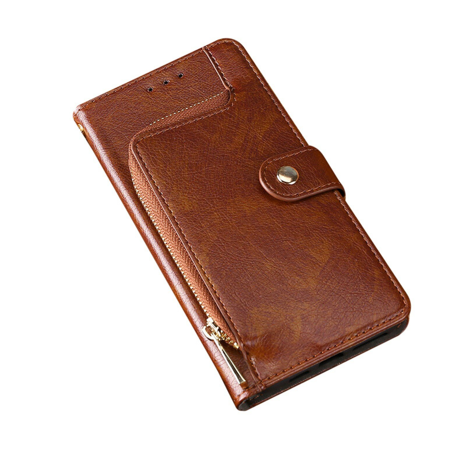 Чехол-портмоне-клатч-кошелек MyPads для Samsung Galaxy S20FE и Galaxy S20 Lite коричневый силиконовый