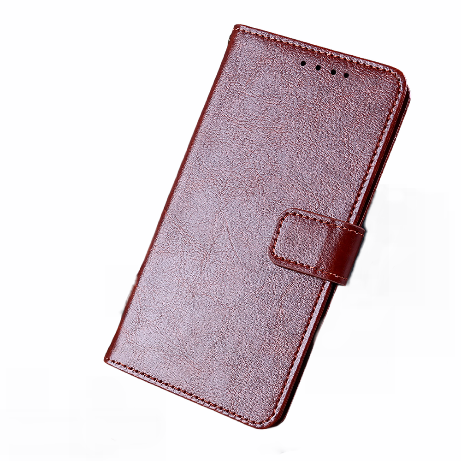 Чехол-книжка MyPads для Vivo Y20 из импортной кожи с подставкой, застежкой и визитницей