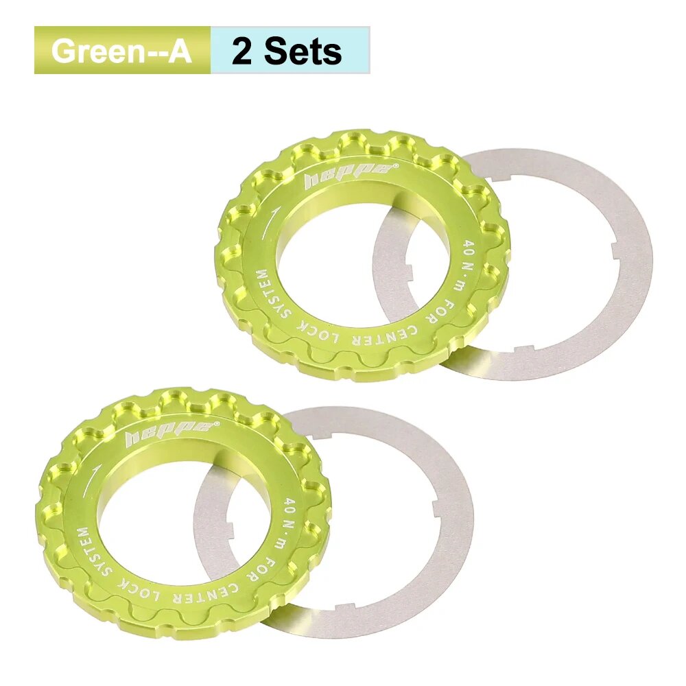 HEPPE Стопорное кольцо, 2 Sets Green A, Зеленый