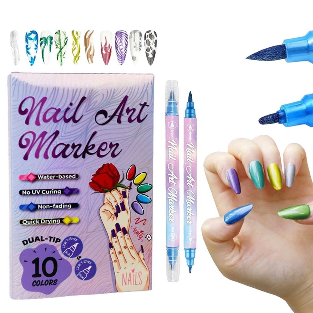 Водостойкий маркер для ногтевого дизайна