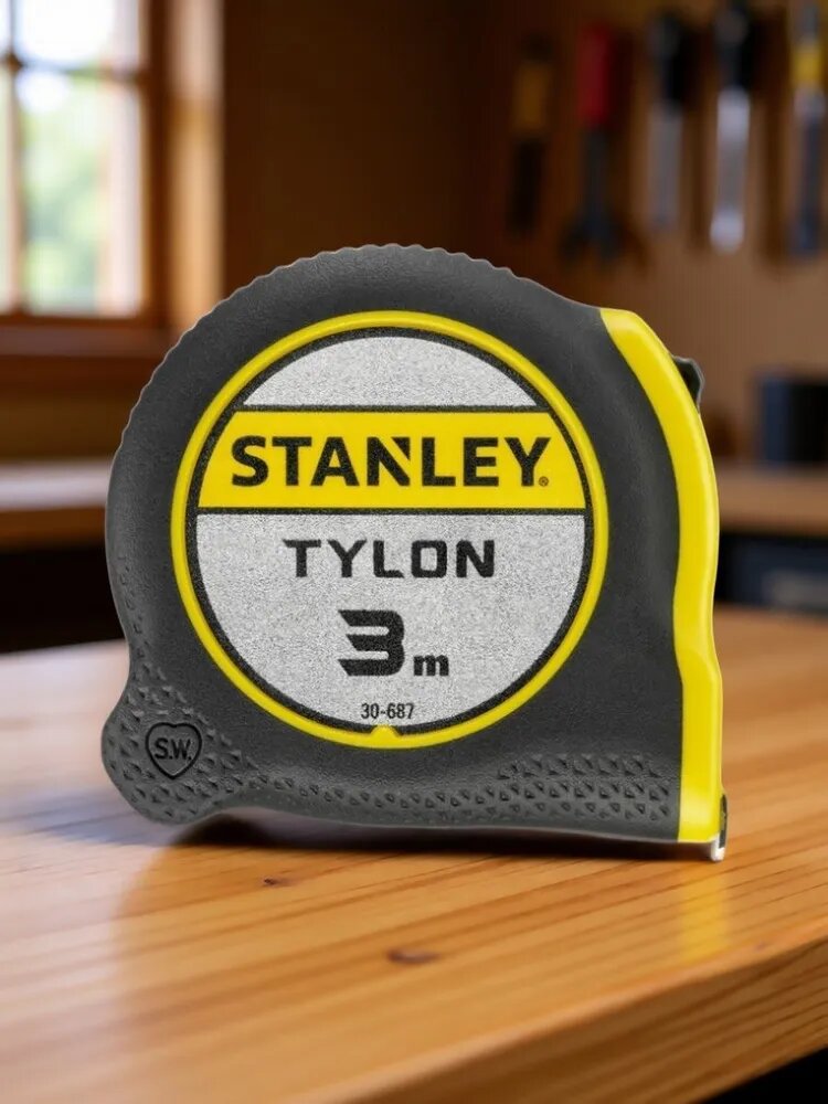Рулетка Stanley 3м*13мм (нейлоновая)