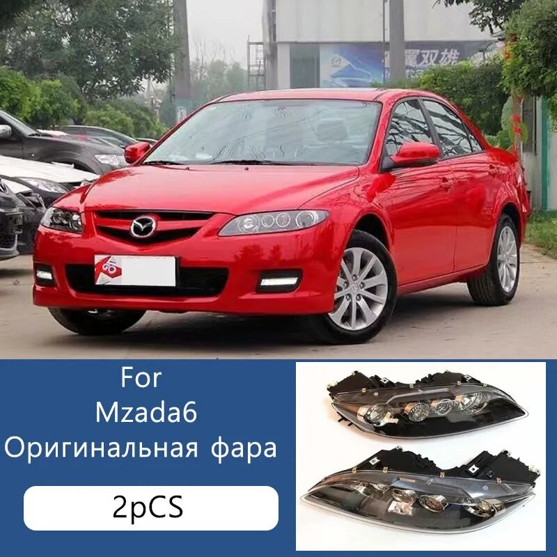Фара автомобильная, Галогенная, 1 шт, арт. For Mazda 6 GG For Atenza GG 2003-2015