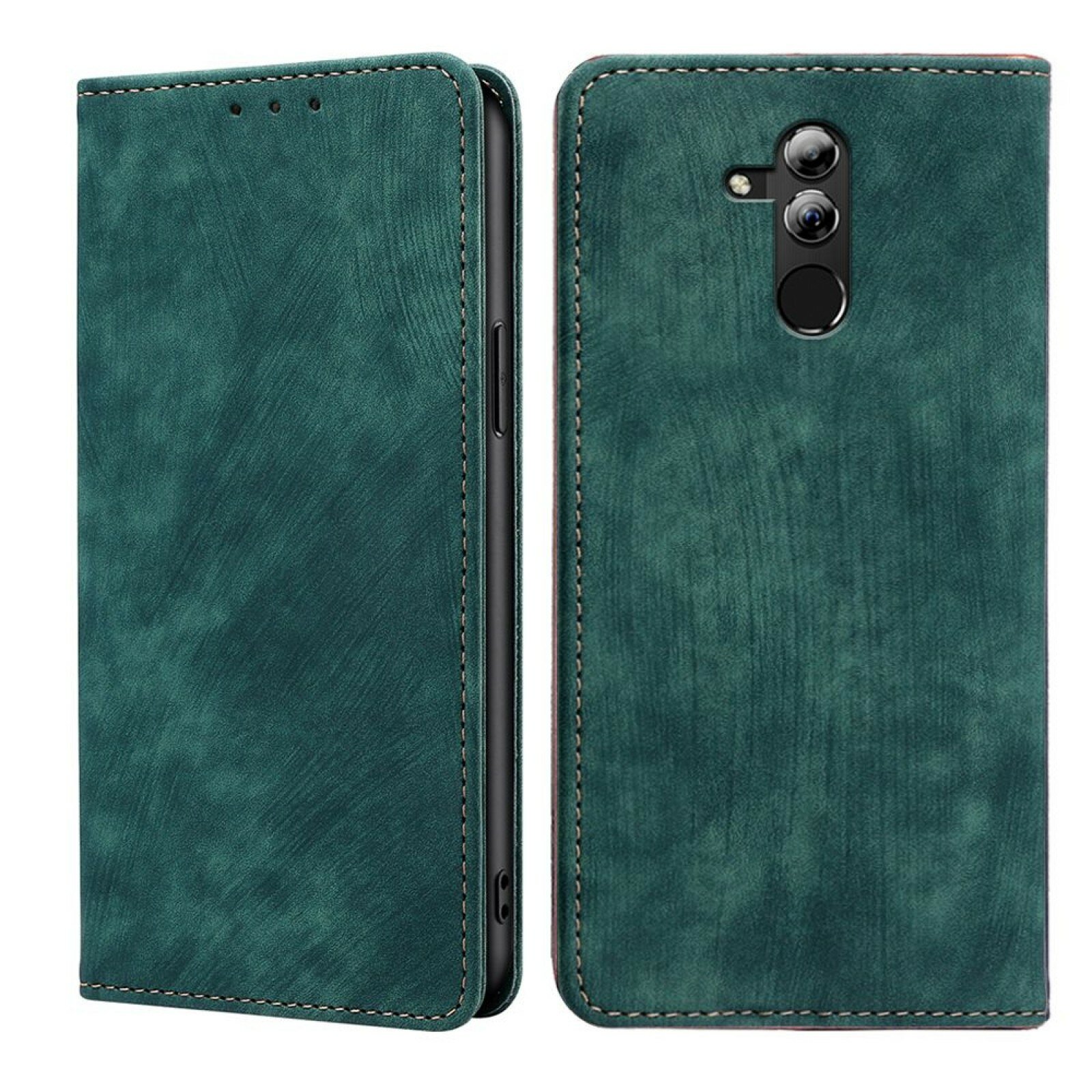 Чехол-книжка MyPads для Huawei Mate 20 Lite зеленый мягкий материал защита от ударов