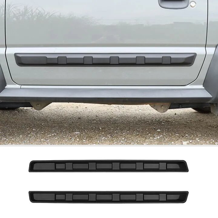 Молдинг автомобильный для двери, 2 шт, черный, пластик для Abarth