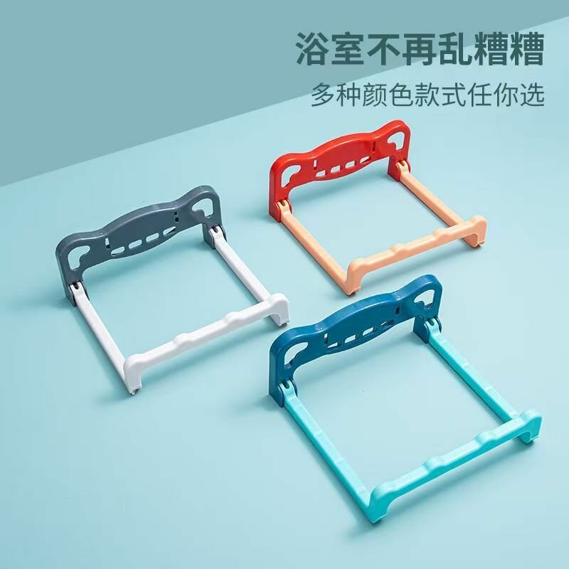 Подставка для раковины в ванной, складная стойка для раковины, держатель для полотенец, стеллаж для хранения без сверления, держатель для крышек кастрюль и умывальника.