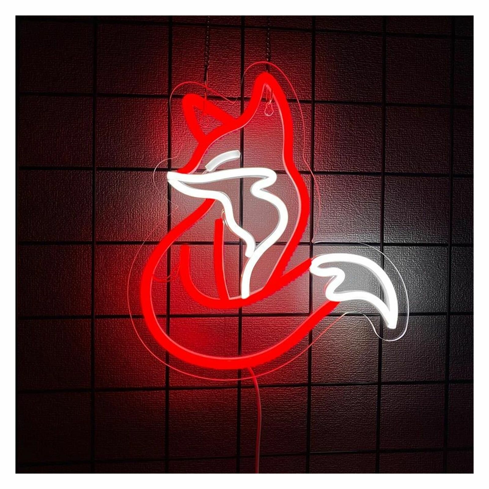 Лиса Декор Неоновой Вывески 26смх29см