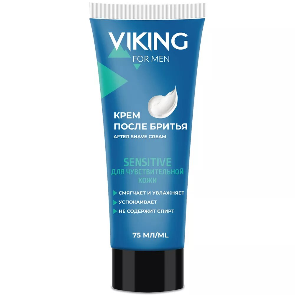 Крем п/бритья VIKING 75мл Sensitive для чувствительной кожи муж.