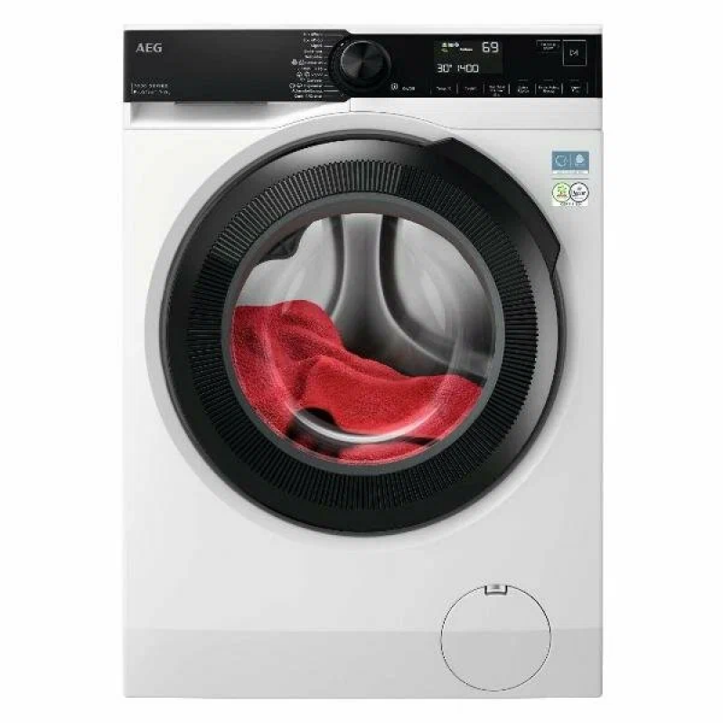 Стиральная машина AEG LFR73944FE, инвертор, функция пара, белый/черный