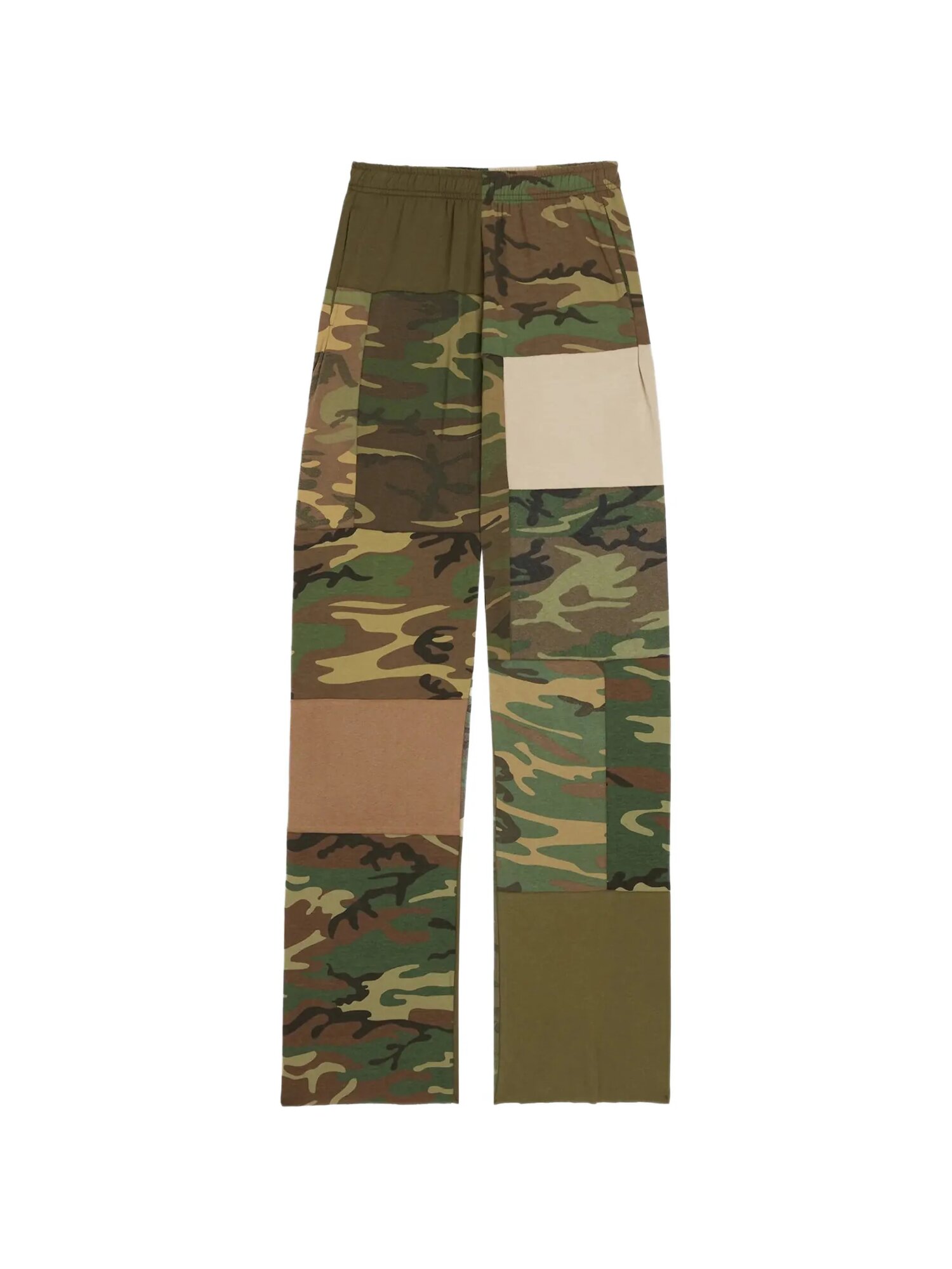 Брюки Camouflage patchwork trousers