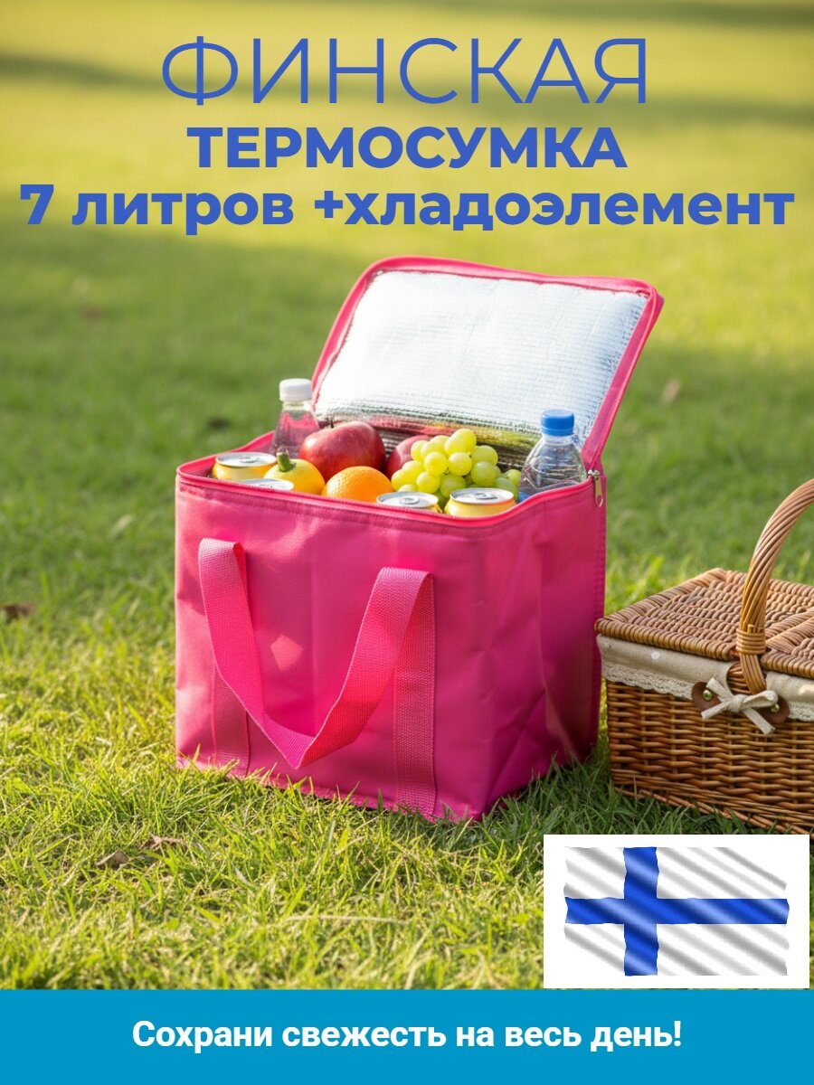 Термосумка 7л + аккумулятор холода 400 г, Iceman