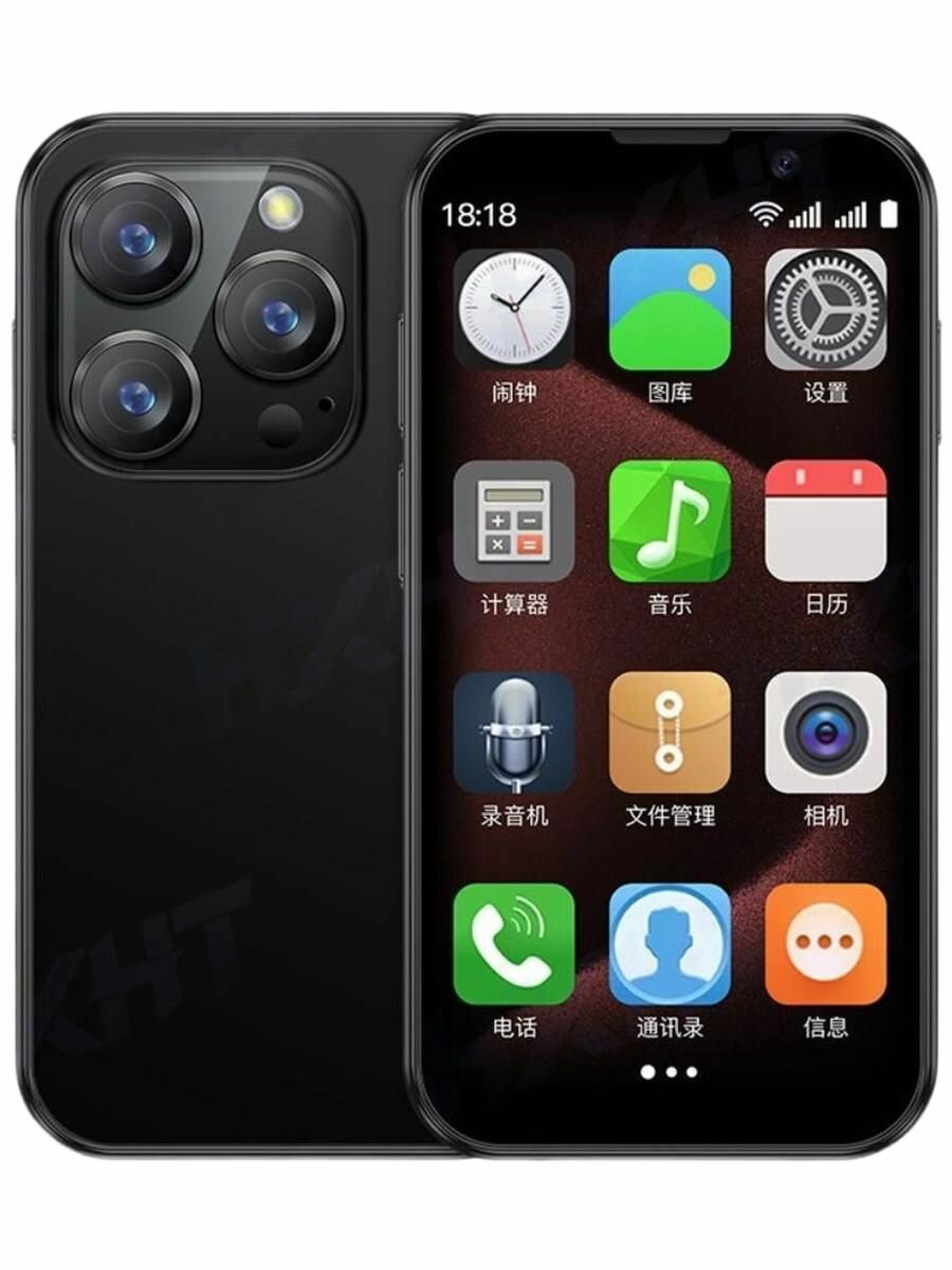 SOYES XS18 Pro Мини-смартфон: 3,0 Дюйма, Android 8.1, 2 ГБ ОЗУ + 16 ГБ ПЗУ, 3G, Две SIM, Распознавание Лиц