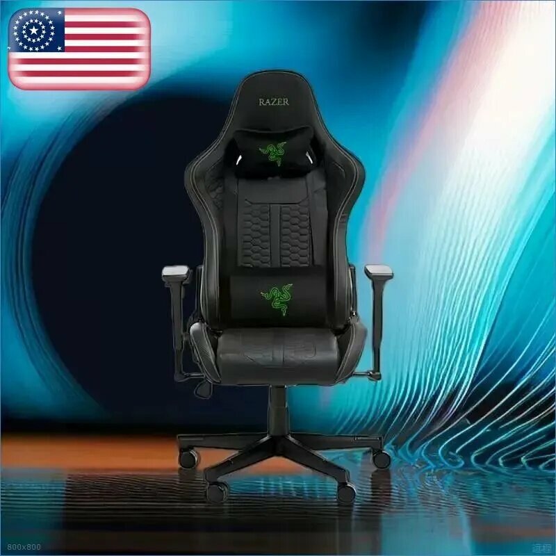 Razer Игровое компьютерное кресло, черный матовый