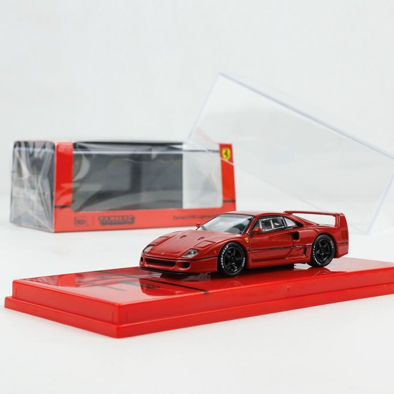 Машинка Tarmac Works 1:64 Ferrari F40 Lightweight Модель легкосплавного автомобиля