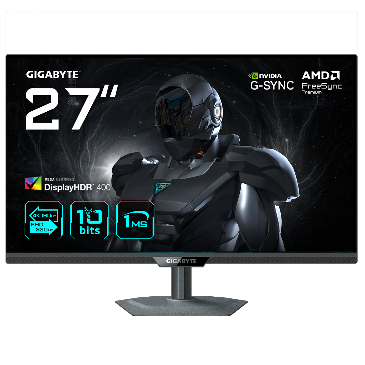 27" Монитор Gigabyte G27U, IPS, 3840x2160, 320 Гц (20VM0-G27UBT-1EKR)