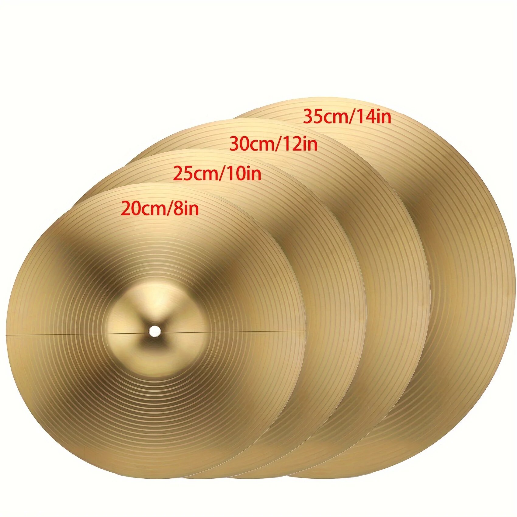 Латунные тарелки Crash Ride Hi Hat, традиционные тарелки для игроков, начинающих, детали ударных музыкальных инструментов