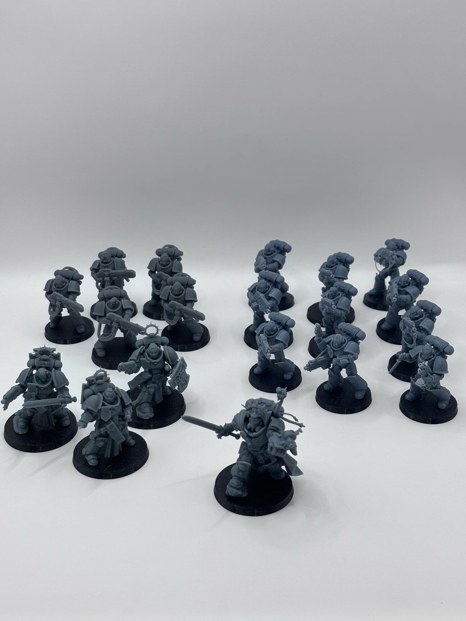 Набор миниатюр "Dark Angels: Combat Patrol Vengeful Brethren (2025)" Space Marines Warhammer 40k
