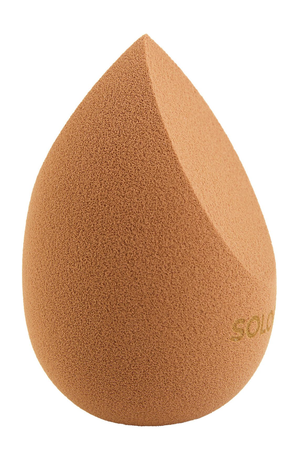 SOLOMEYA Спонж для макияжа с двойным срезом, Кофе Мокка