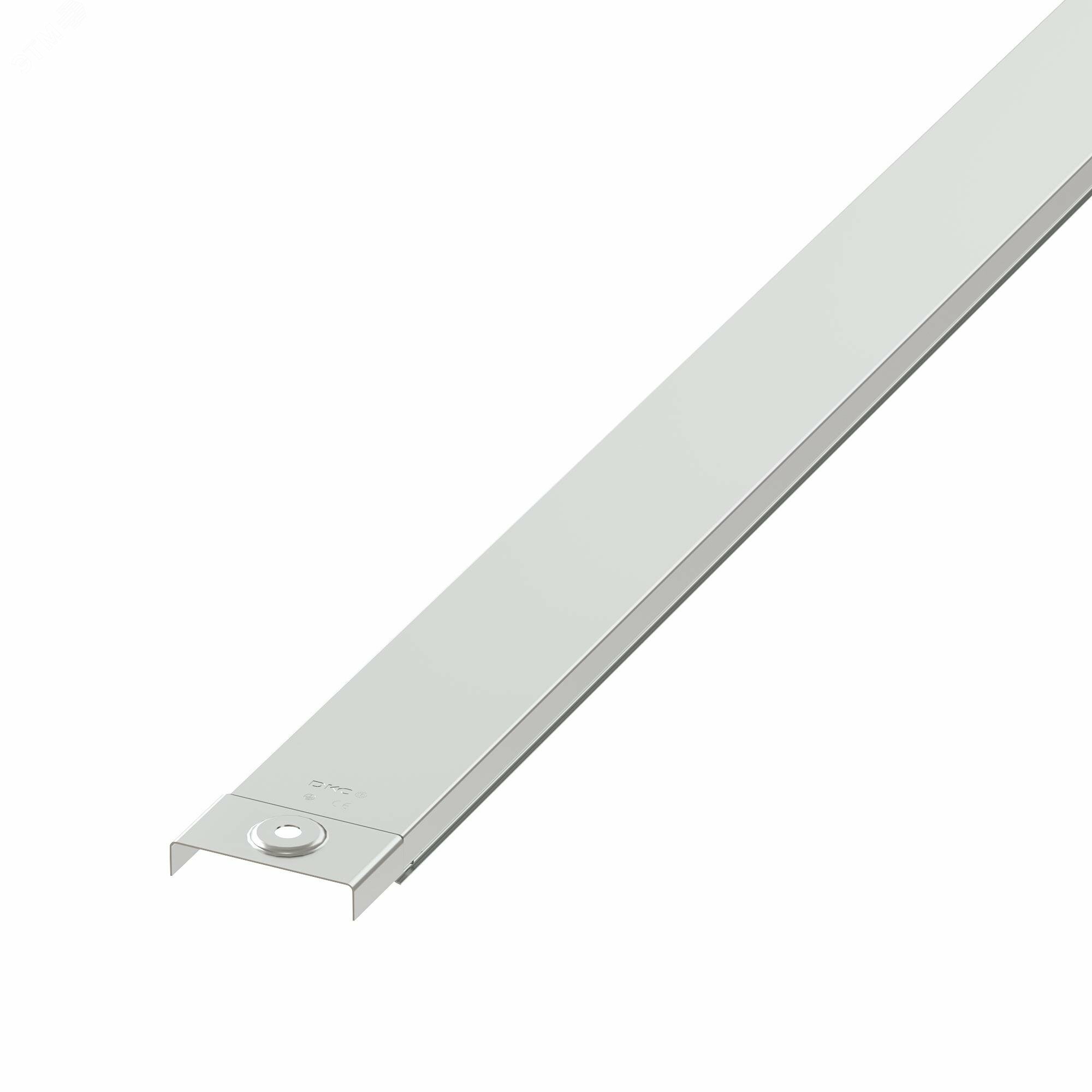 Крышка на лоток с заземлением осн. 100х3000 ДКС