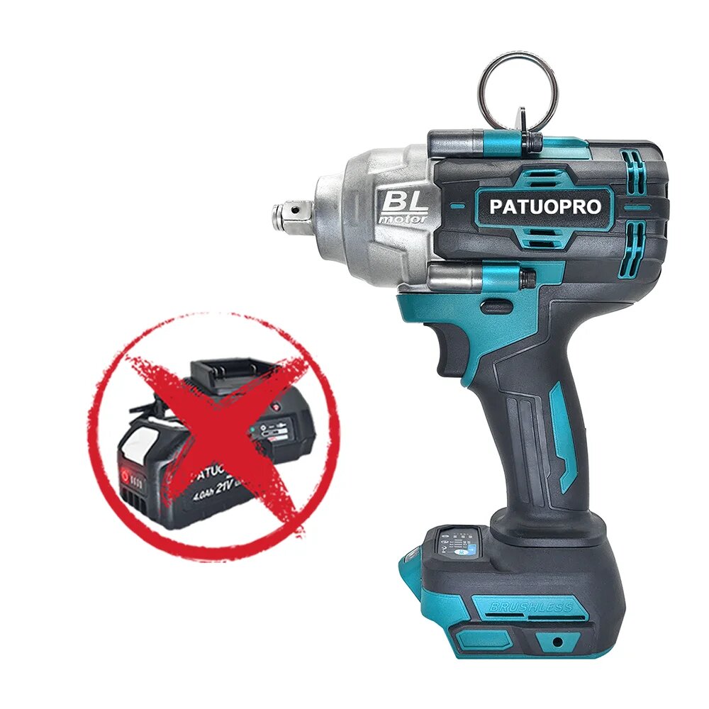 Бесщеточный ударный гайковерт PATUOPRO 1/2 дюйма 2000 Нм для Makita 18 В