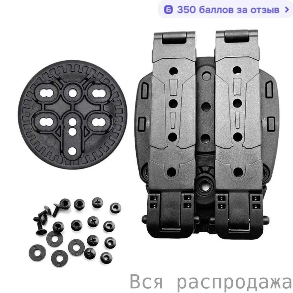 Кейс для патронов, 3х3 см тактический, нейлоновый, для хранения и транспортировки патронов, черный