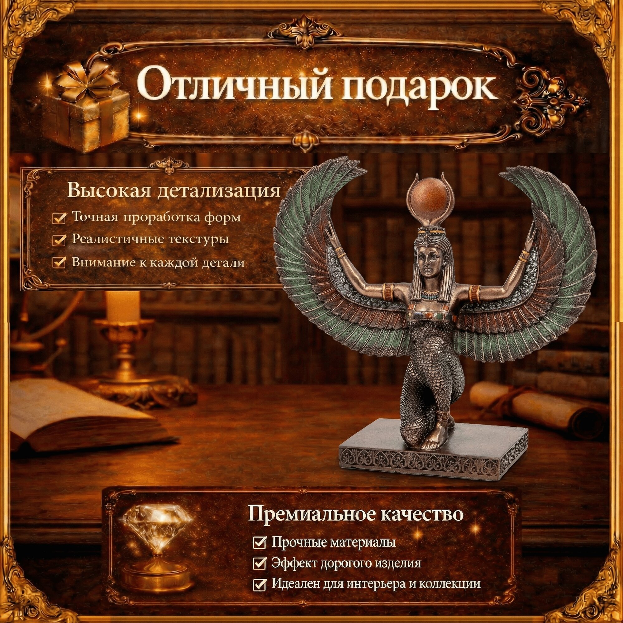 Статуэтка Исида - богиня плодородия — фото 1