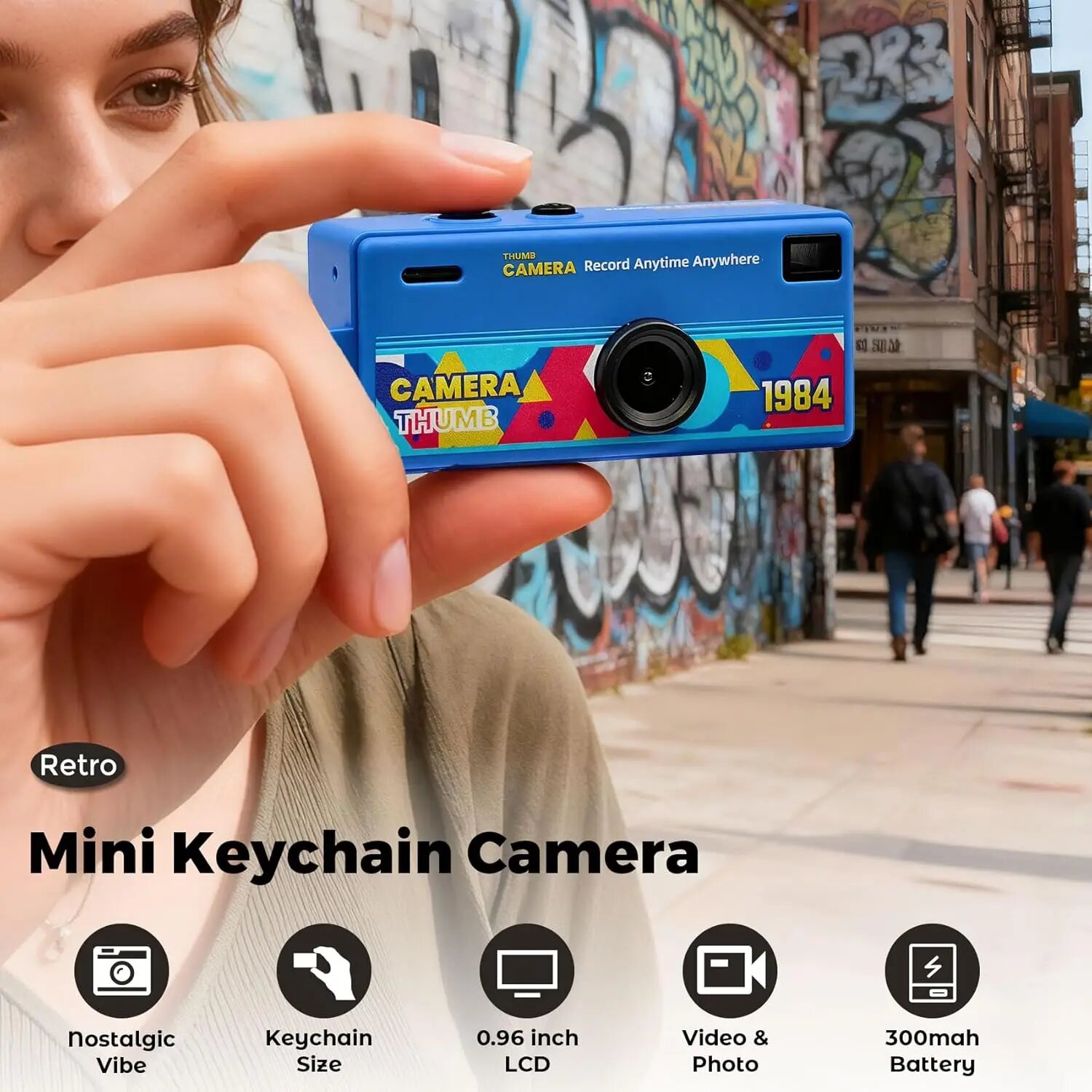 Magecam Thumb mini Camera, Желтый, No card — фото 1
