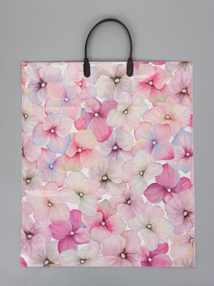 Пакет Комплимент , полиэтиленовый с пластиковой ручкой, 38 45 + 3 см, 90 мкм