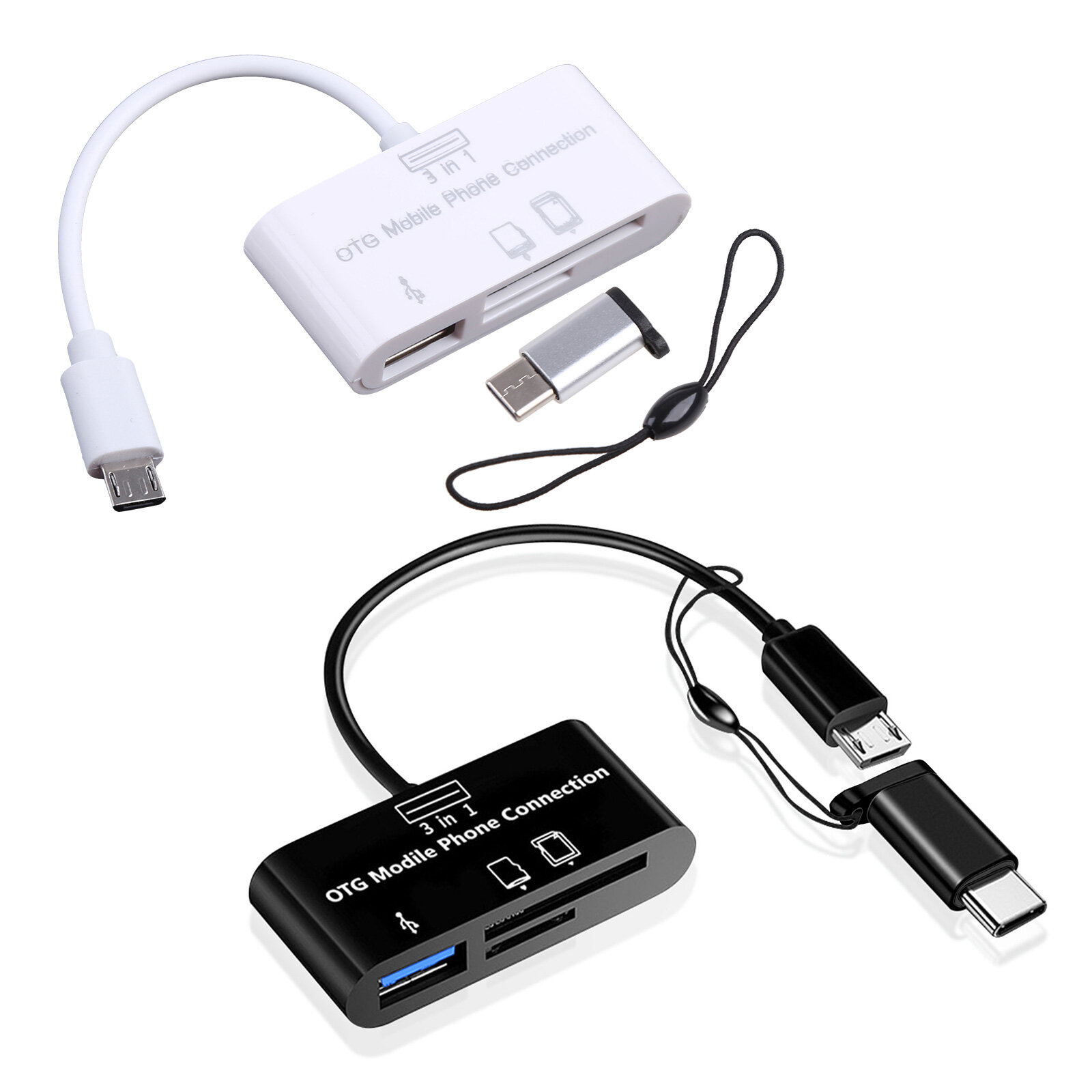 USB Type C Card Remere Carder Compact Flash Adapter для Micro — фото 1
