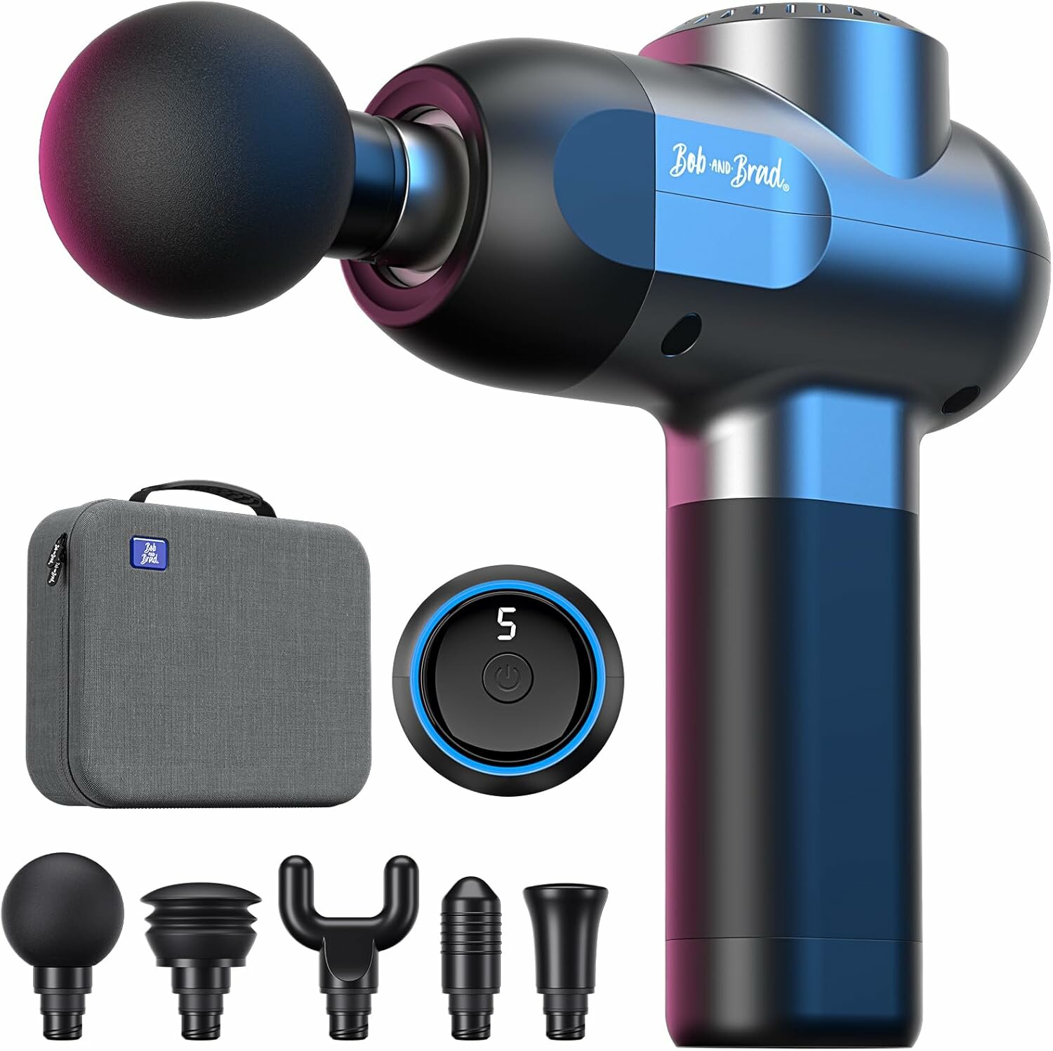 Bob and Brad Массажный пистолет C2, перкуссионный массажер для глубоких тканей