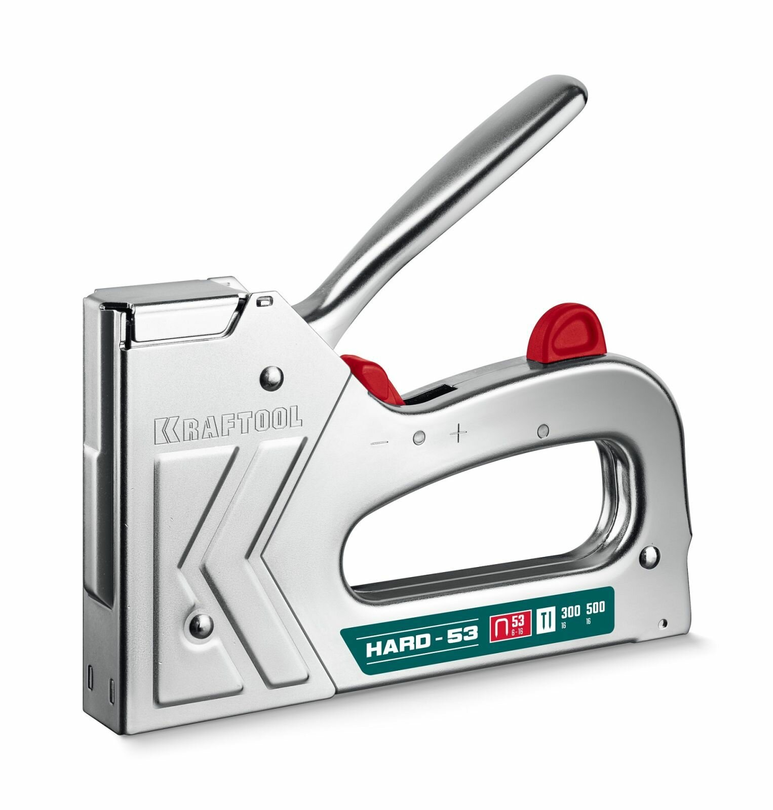Степлер KRAFTOOL EXTREM 53, тип 53 (A/10/JT21), 23GA 6 16 мм, стальной рессорный