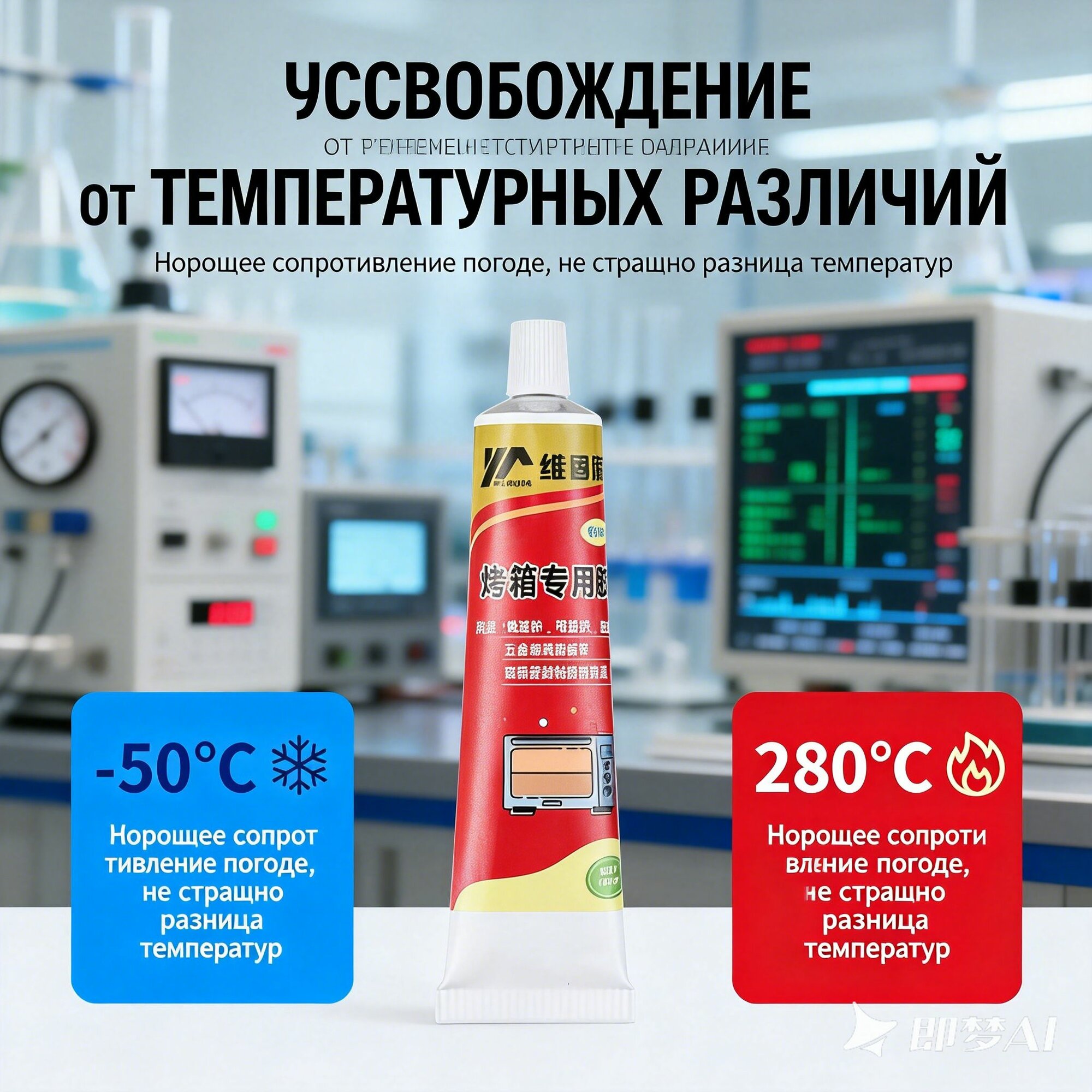 Термостойкий Клей Для Духовки,100 мл, широко используется