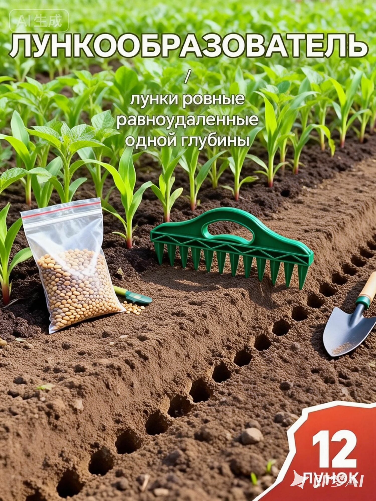 Лункообразователь Плантатор конус для посадки